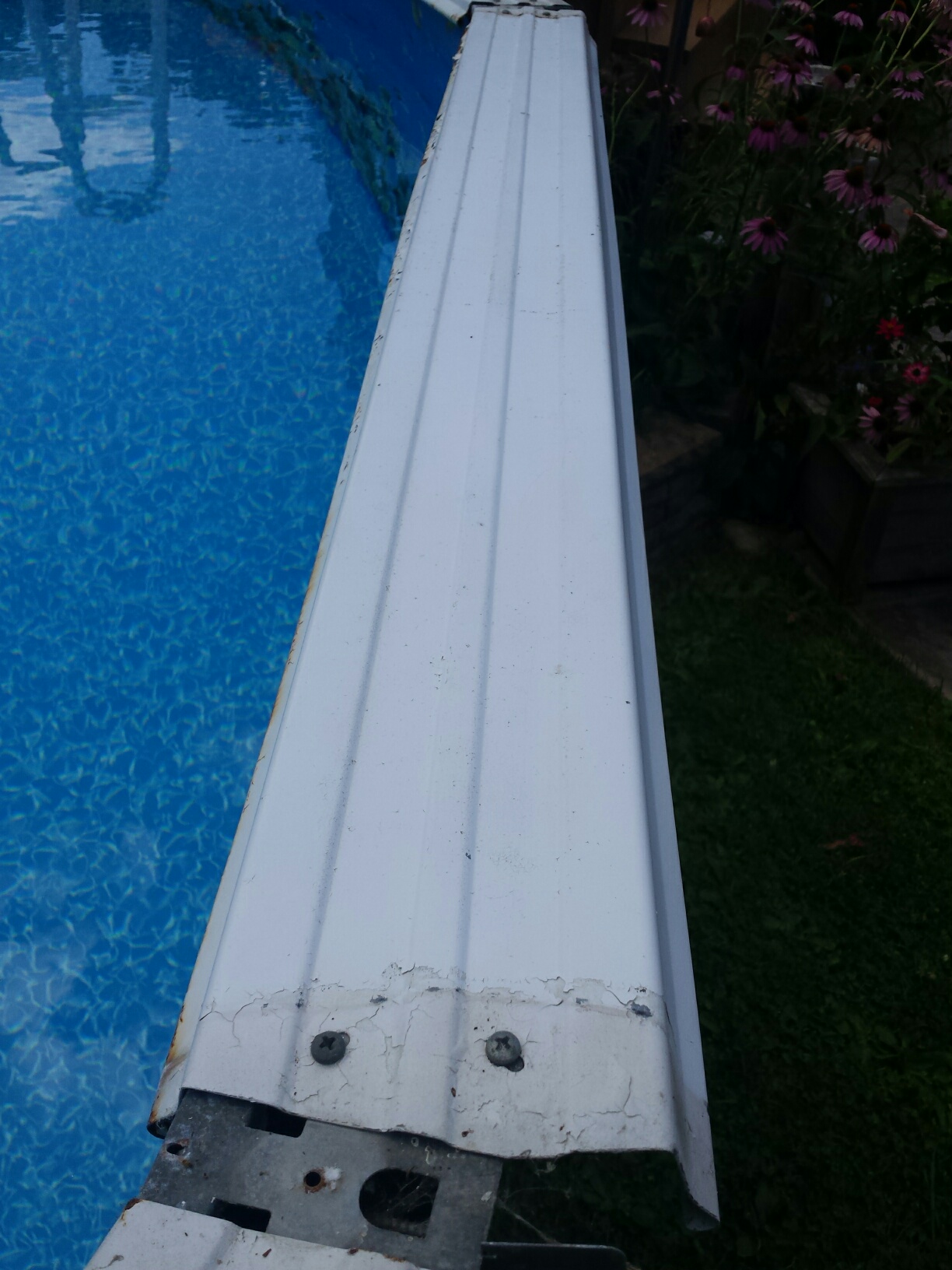 Wilbar Atlantis Esprit Top Rail, 6" x 56-27/32", Mist Grey, Single ...