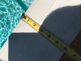 Wilbar Trendium Ultrada Top Rail, 8-1/4" x 48", Steel, Clay, Single ...