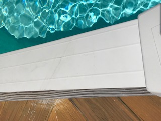 Wilbar Trendium Ultrada Top Rail, 8-1/4" x 48", Steel, Clay, Single ...